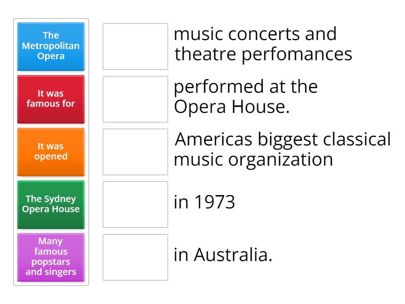 opera - Match up