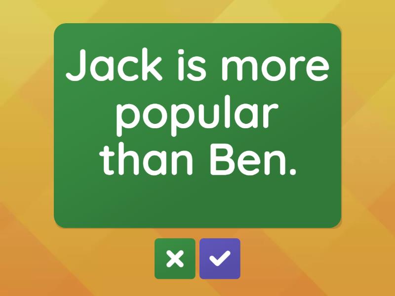 adjectives (comparative) - Flash cards