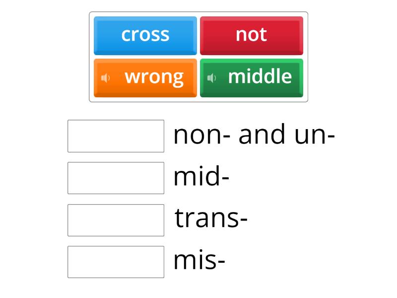 Wilson 3.1 Latin Bases - Match up