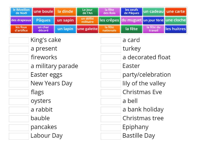 Customs vocabulary - Match up