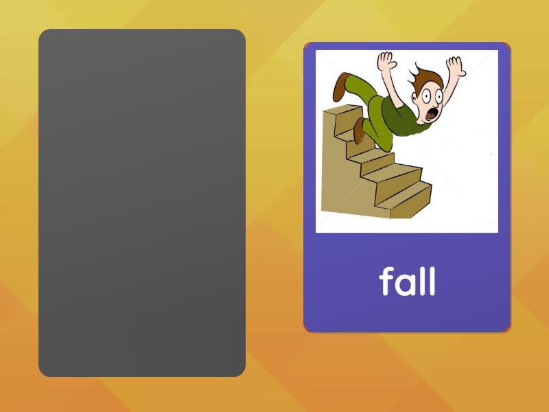 Lack story - part 2 (verbs cards) - Speaking cards