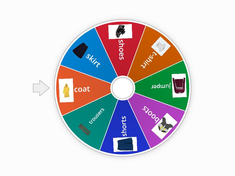 clothes - Spin the wheel