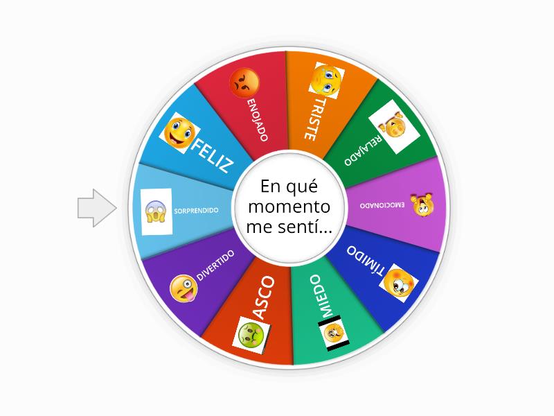 Ruleta de las emociones - Spin the wheel