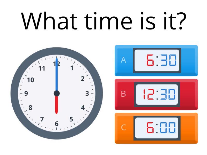Telling the Time - Quiz