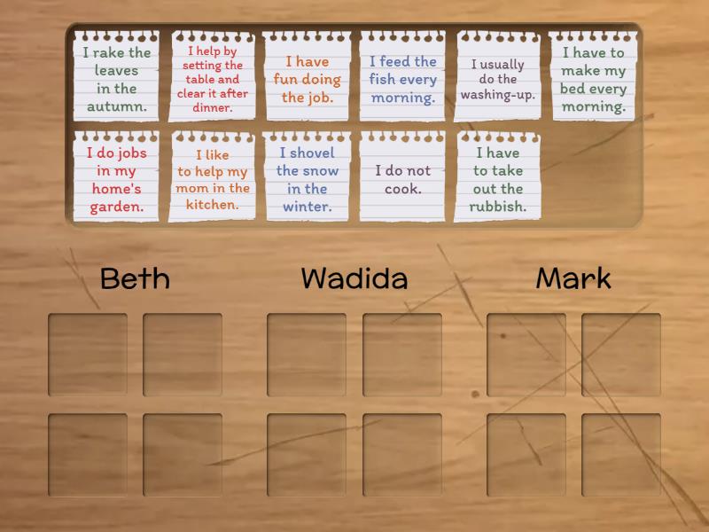 Classifying Game by Teacher Dee Part 1 - Group sort
