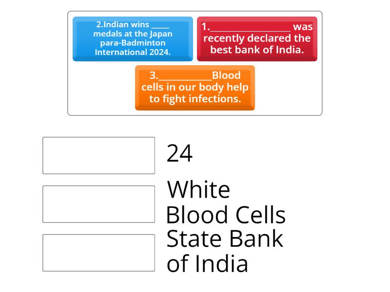 CLASS 4 GK HOMEWORK - Match up
