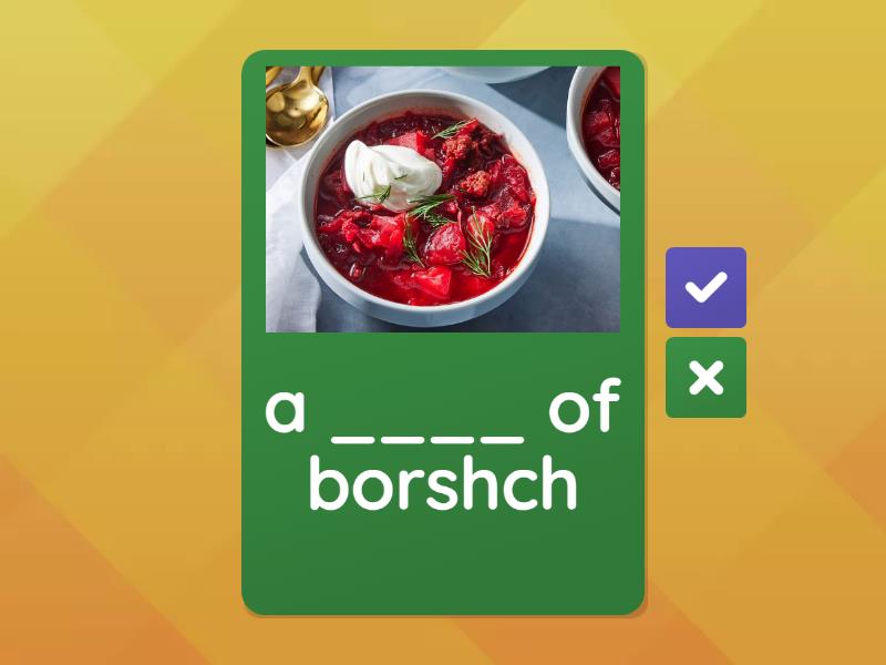 Containers and quantities (part 1) - Flash cards