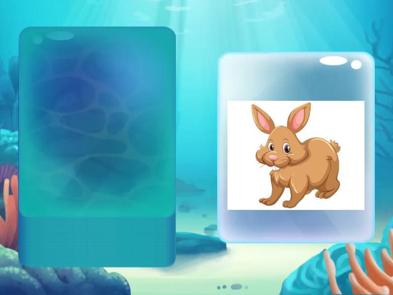 different objects - Speaking cards