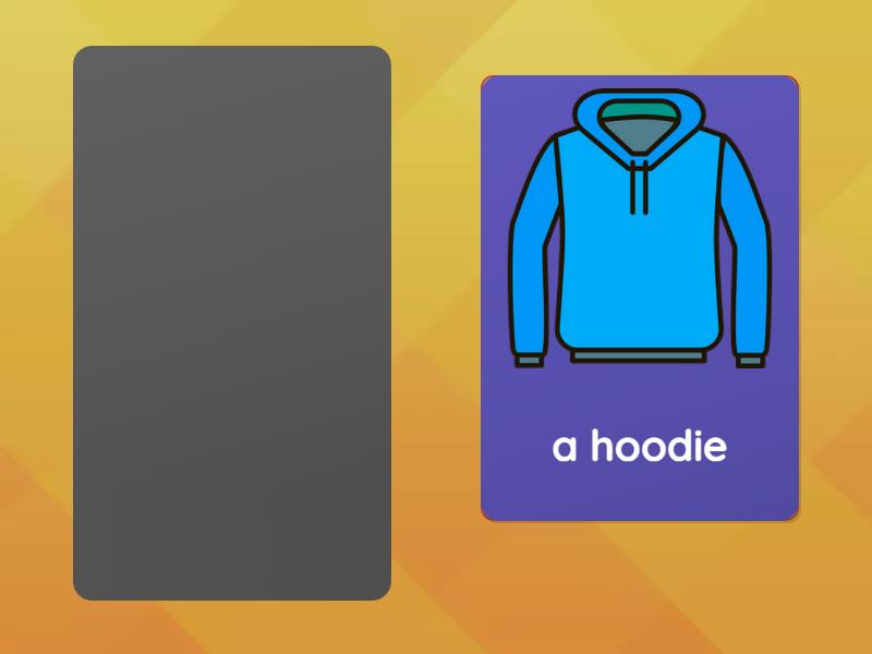 Go getter 2. Unit 0. Clothes (vocab) - Speaking cards