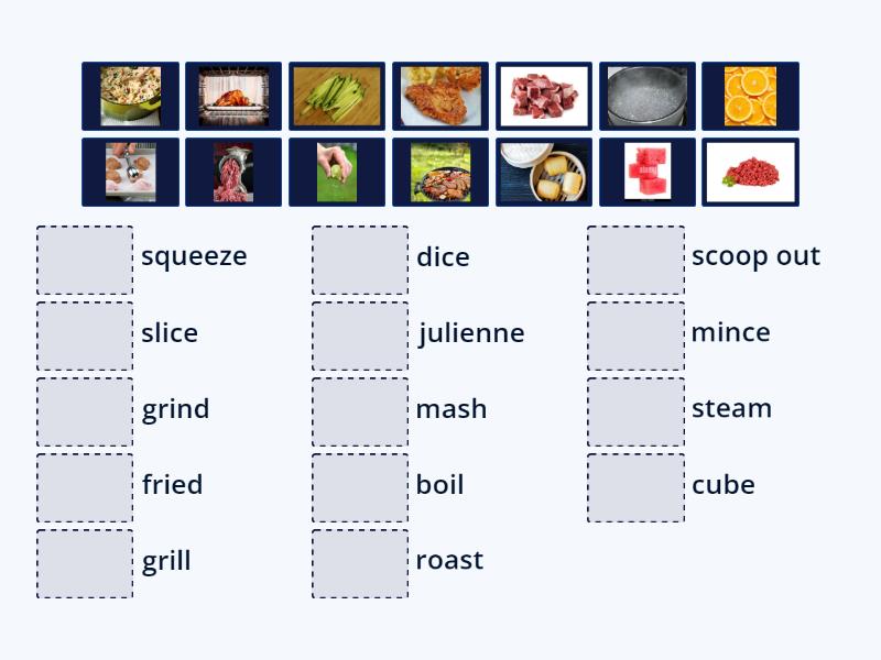 Unit 4.2 ( Cooking Methods ) - Match up