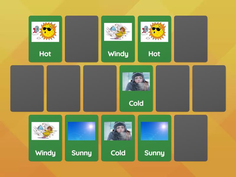 Weather - Matching pairs