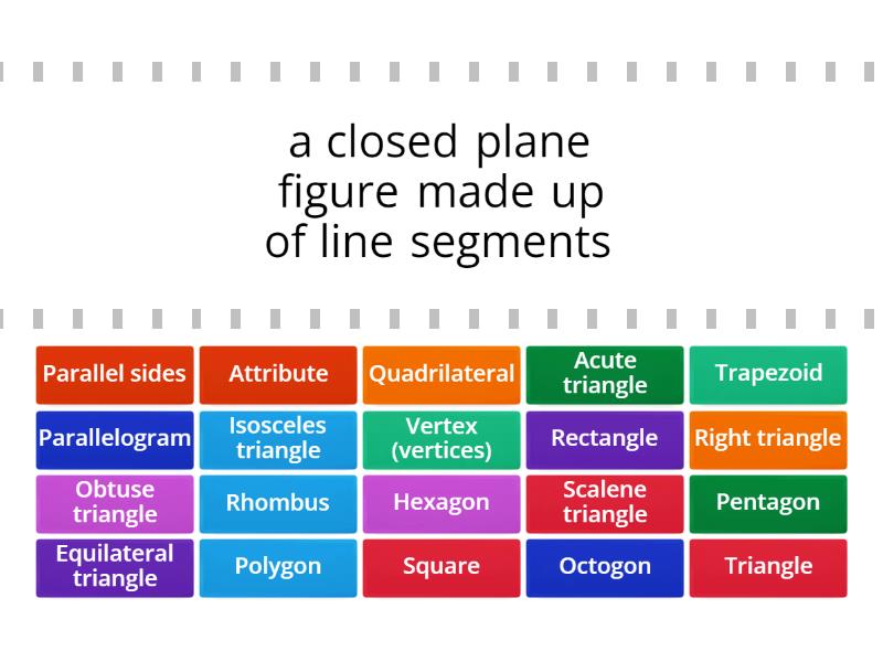 Geometry Vocab - Find the match