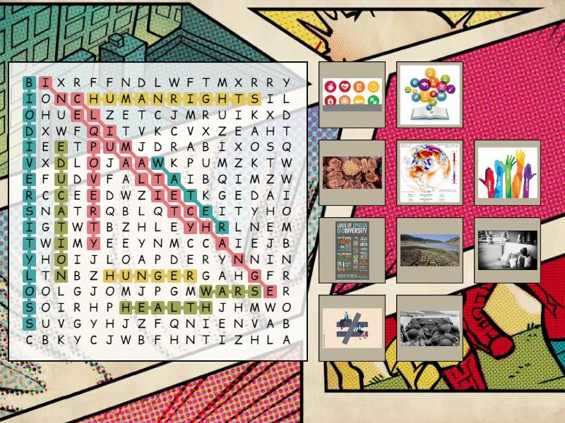 Global Issues - Wordsearch