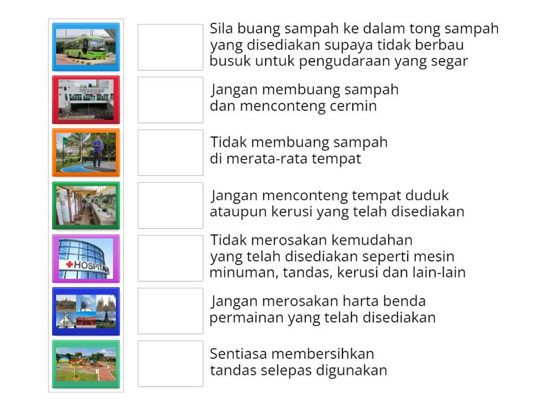 Kemudahan Awam Tingkatan 2 - Match up