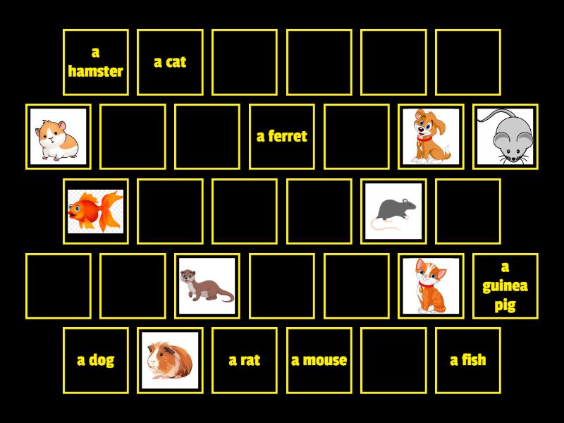 Pets - Memory Game - Matching pairs
