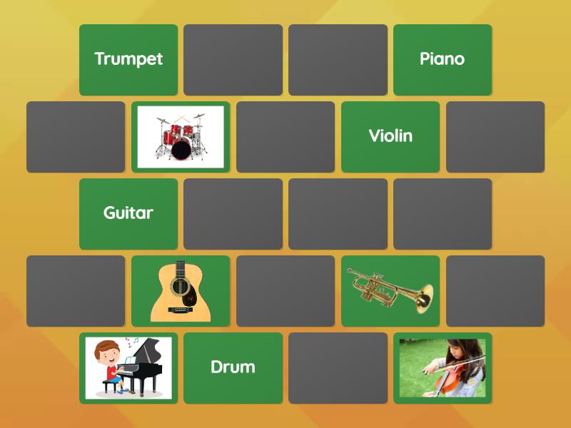 Musical Instruments - Matching pairs