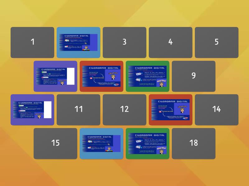 MEMORAMA CIUDADANIA DIGITAL - Memory