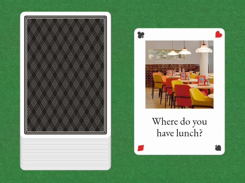 Daily routine - Speaking cards