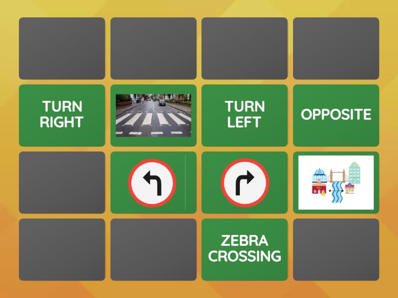 Directions - Matching pairs