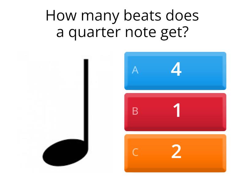 Maths and music - Quiz