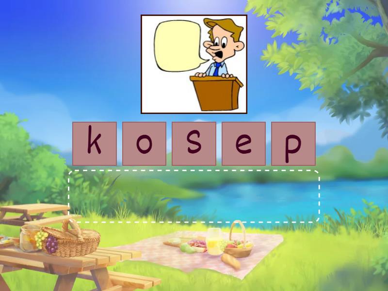 Long Vowels - Anagram