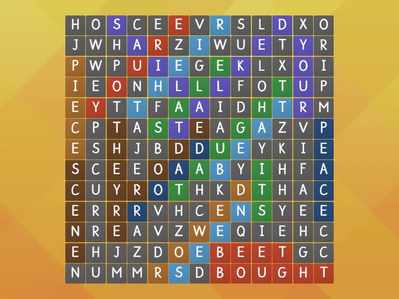 U4,W4 Spelling Activity - Wordsearch