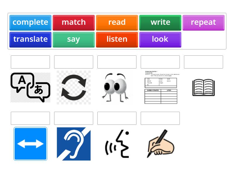 Instructions - Match up