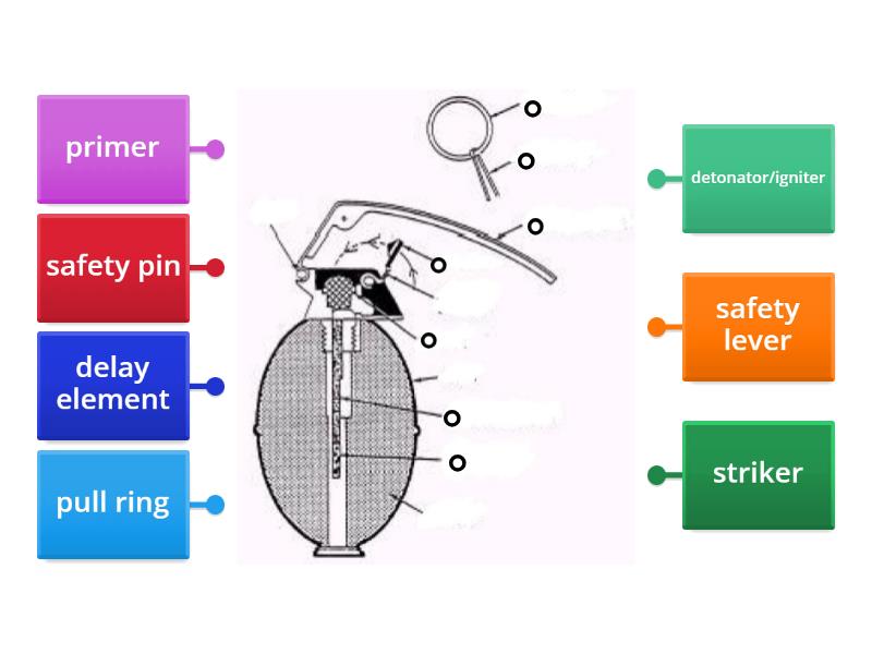 Grenade - Labelled diagram