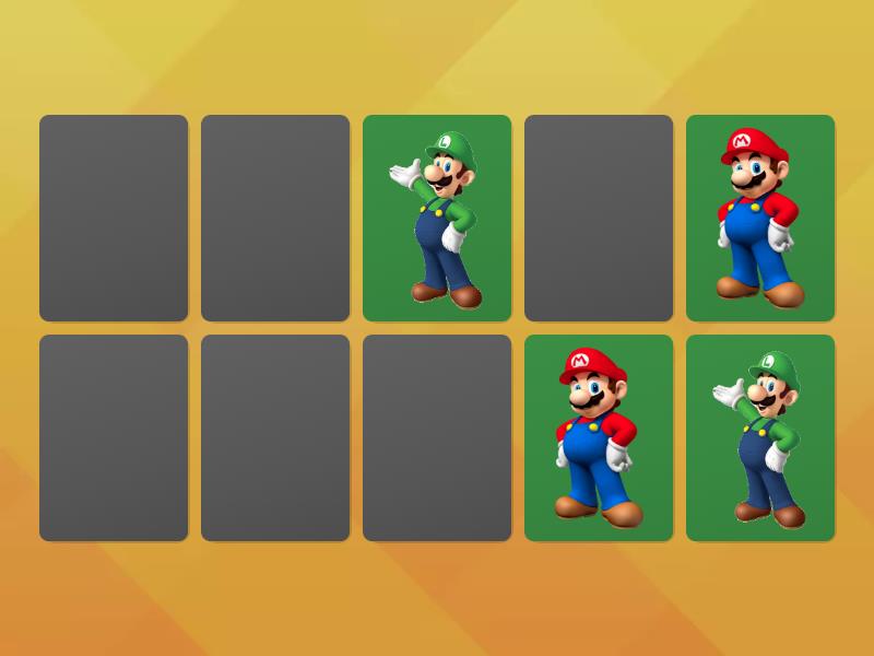 Memory di Super Mario - Matching pairs