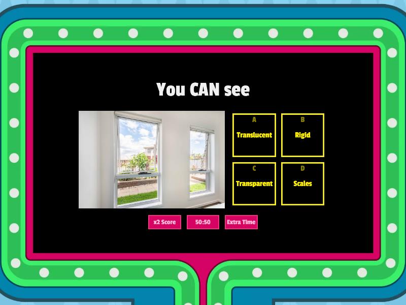 Y2 Review - Gameshow quiz
