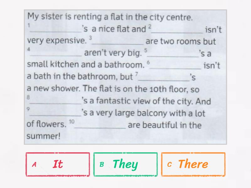 NEF Elementary Lesson 8B / Workbook Grammar C - Quiz