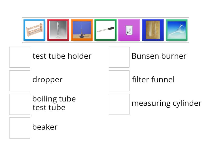 Science Apparatus - Match up