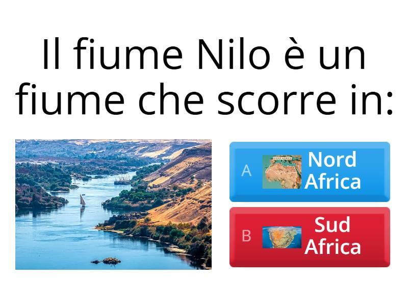 Il fiume Nilo - Quiz