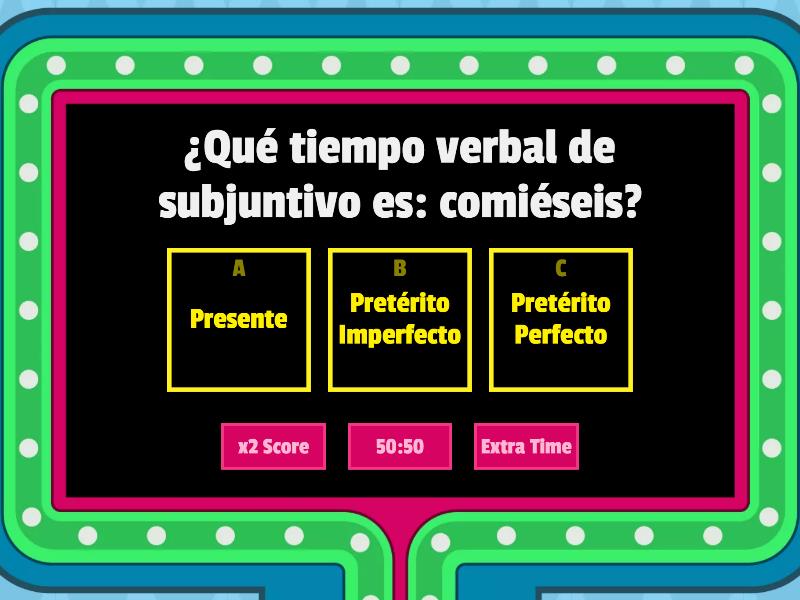 SUBJUNTIVO - Gameshow quiz