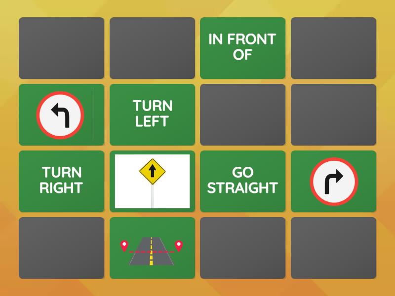 Directions - Matching pairs