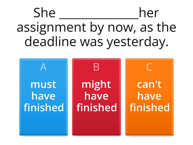 Past Modals Practice - Quiz