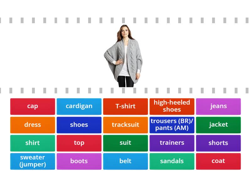 Clothes EF pre-intermediate 1C (a) - Find the match