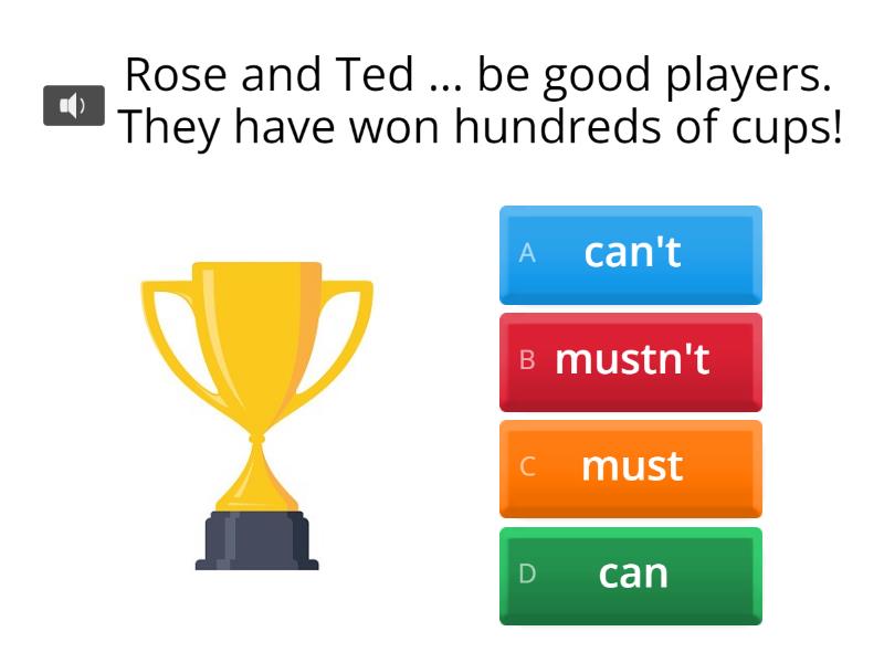 37) Modal Verbs - Games Guide - Quiz