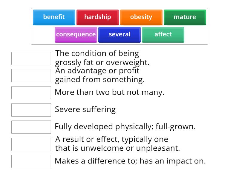 Effective Writing 2 Unit 1 - Match up