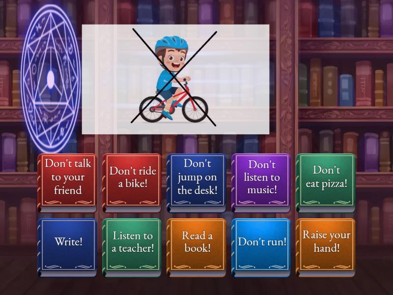 My classroom rules - Find the match