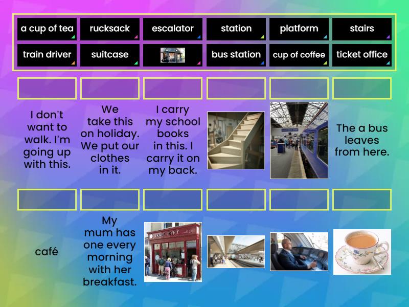 unit 4 words_sm4 - Match up