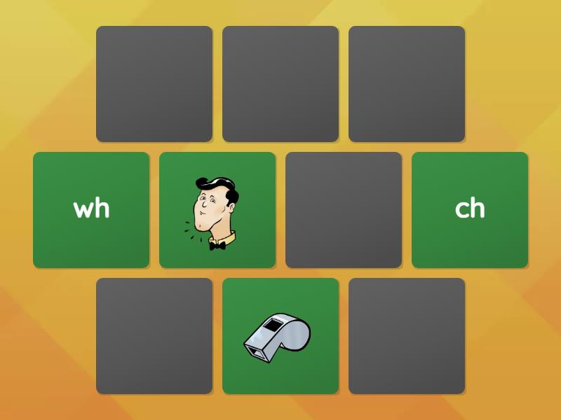 Kindergarten Fun Phonics Unit 4 Digraphs - Matching pairs