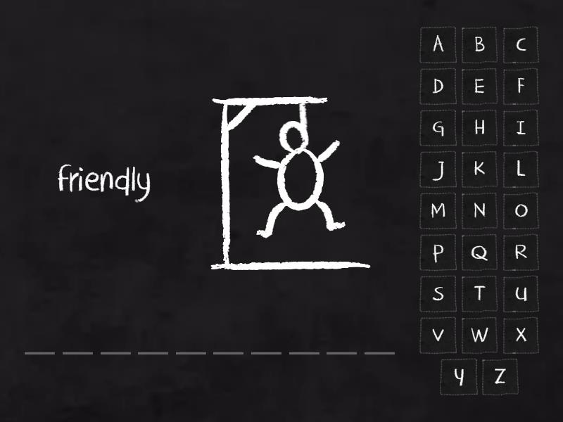 Describing Myself and Others 9- 2024 - Ahorcado