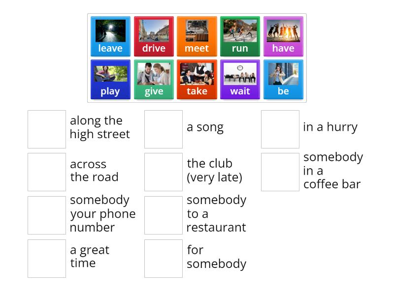 Week 2 Class 2 (Unit 2C): Vocabulary Verb Phrases - Match up