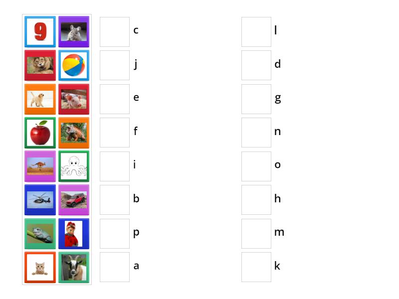 Letter to Sound - Match up