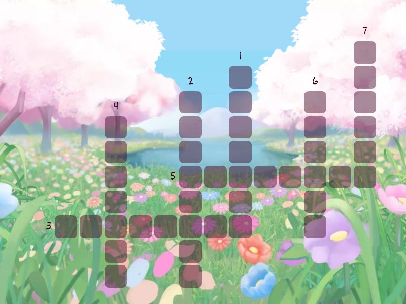 Present Continuous - Verbs - Crossword