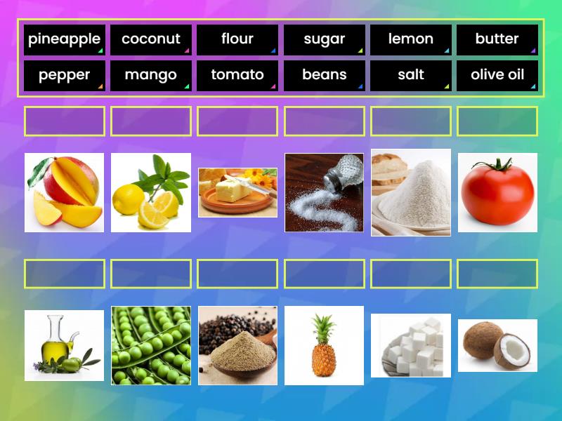 Cop of Food Spotlight 4 Module 3 - Match up