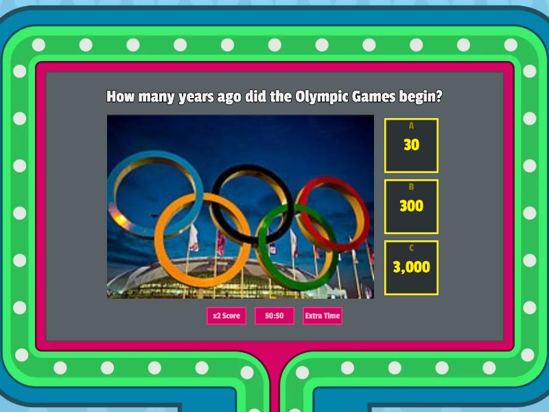 Olympic Games Quiz - Gameshow quiz