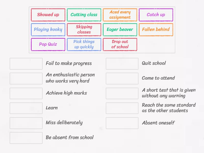 Basic education phrases - Une las parejas