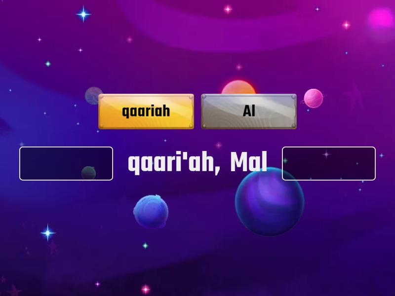 Surah Al-Qariah - Complete the sentence